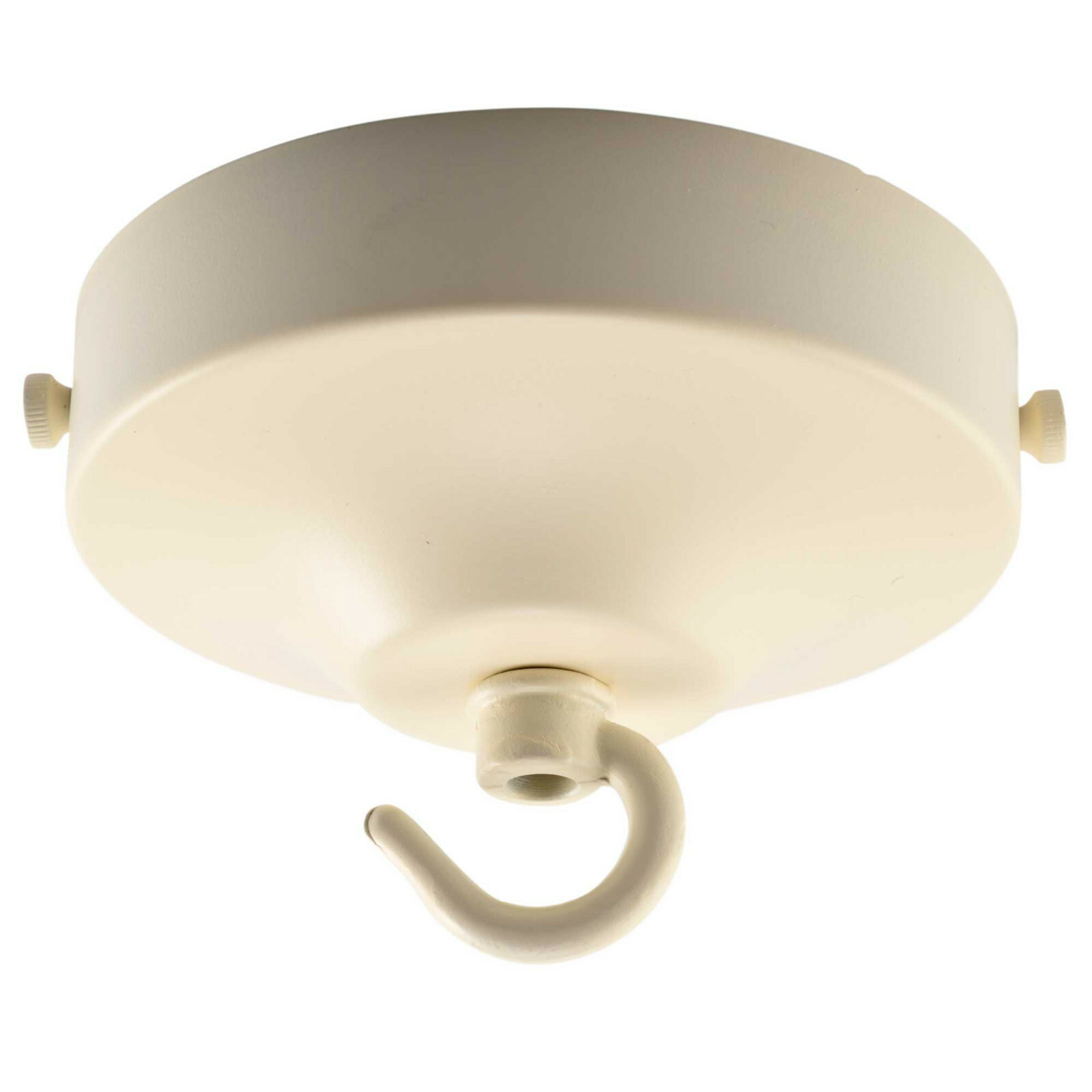 ElekTek Curved Ceiling Pendant Rose 100mm Light Fitting, Hook, Choose ...