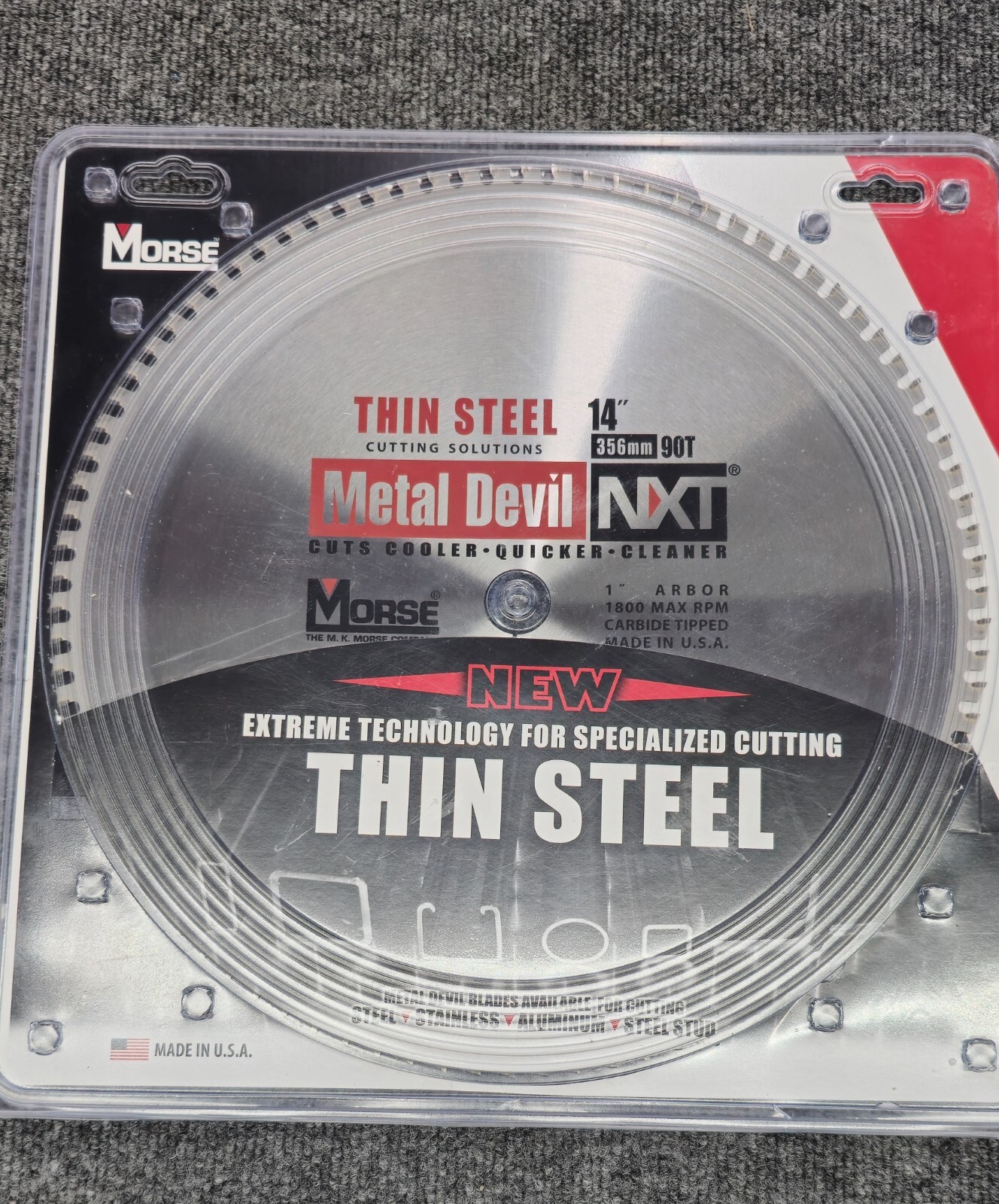 Morse Metal Devil NXT® - Thin Steel 14" 90 Tooth Circular Saw Blade ...