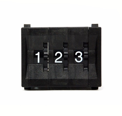 1set Thumbwheel BCD Switch 3-Digit + Cap TF41 GTF411221 0~9 Scale H ...