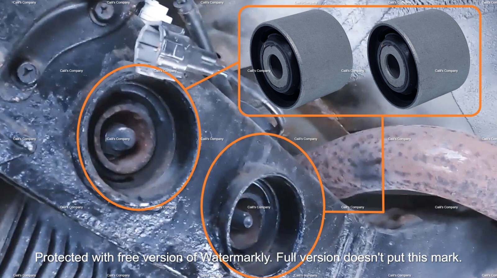 55470-EB300 For 2pcs Rear Differential Carrier Bushing 2005-2015 Nissan ...