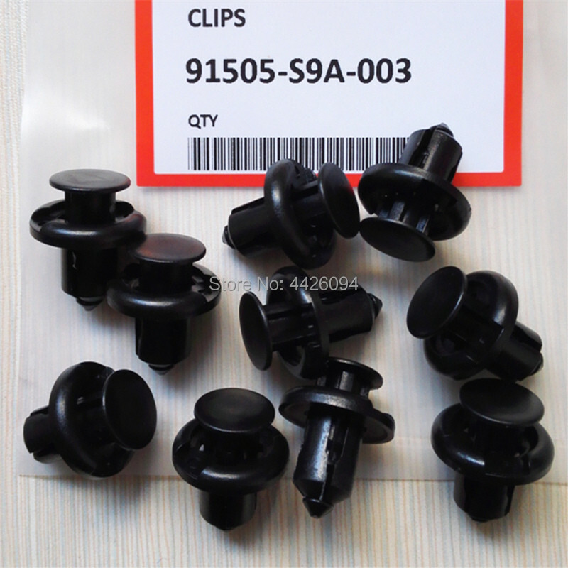 25x For Honda Front Bumper Push Type Retainer W/ Metal Insert Clip ...