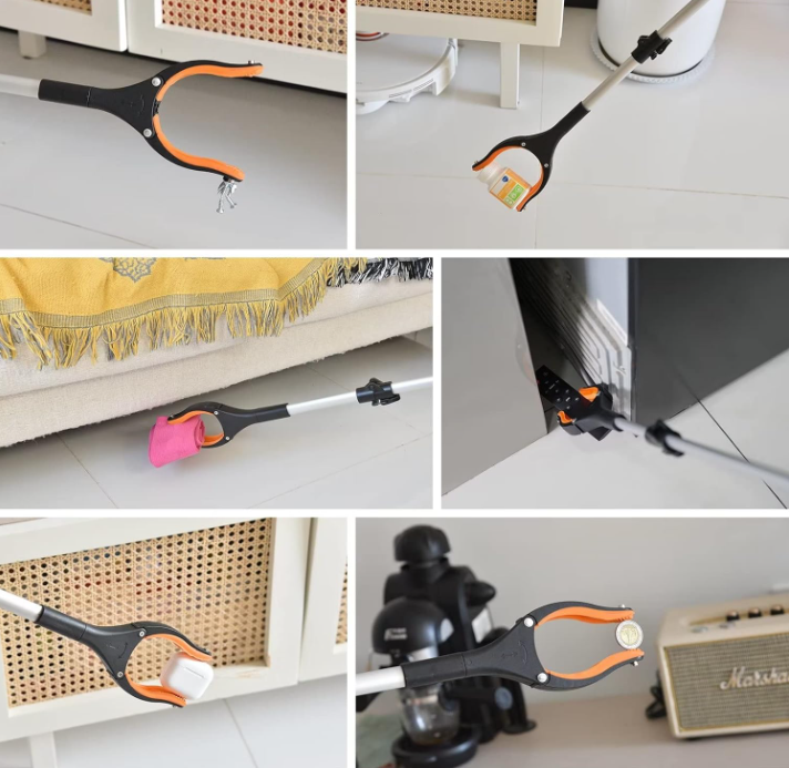 43" Extra Long Grabber Tool, Foldable Grabbers for Elderly Grab It ...
