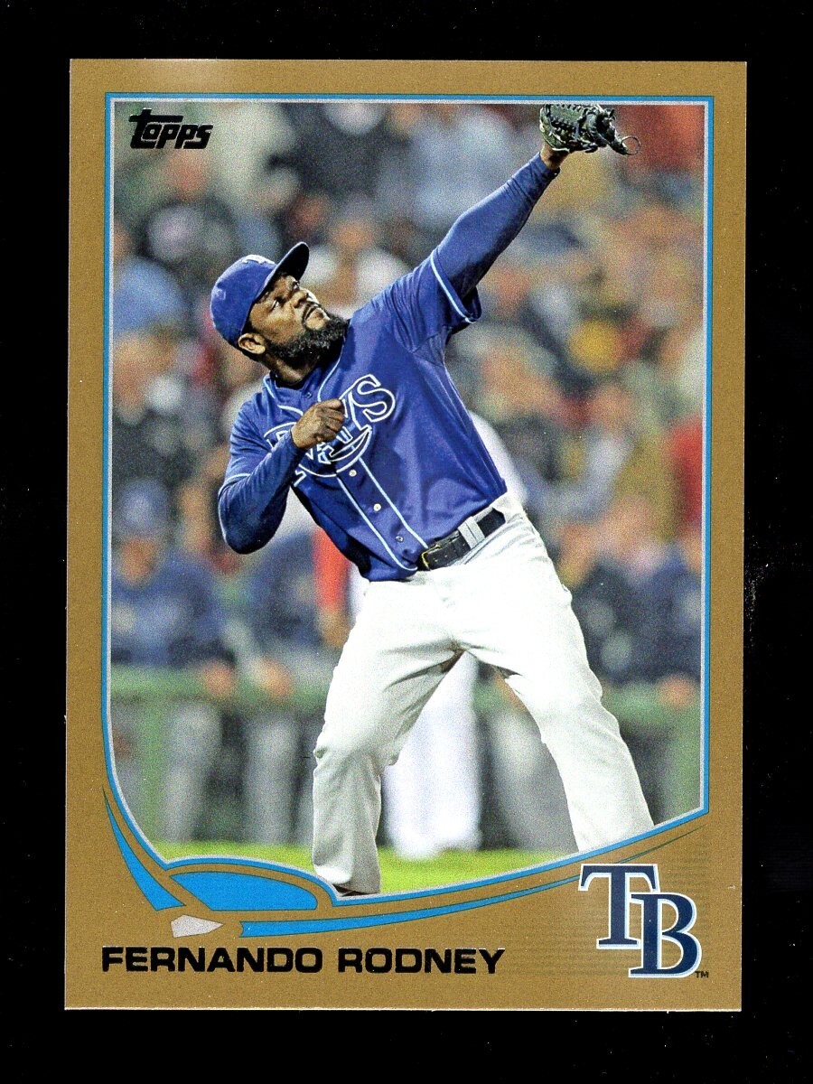 2013 TOPPS GOLD #617 FERNANDO RODNEY 1859/2013 RAYS | eBay