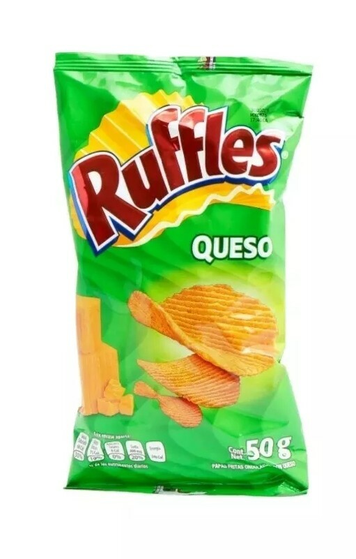 Ruffles Queso Mexican chips Sabritas 7 BAGS, (50 G each) | eBay