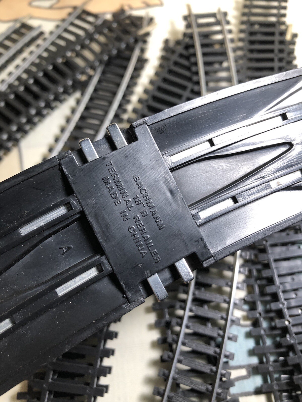 Bachmann HO Scale Train Rail Road Track Lot Steel Curved Straight 18” R ...