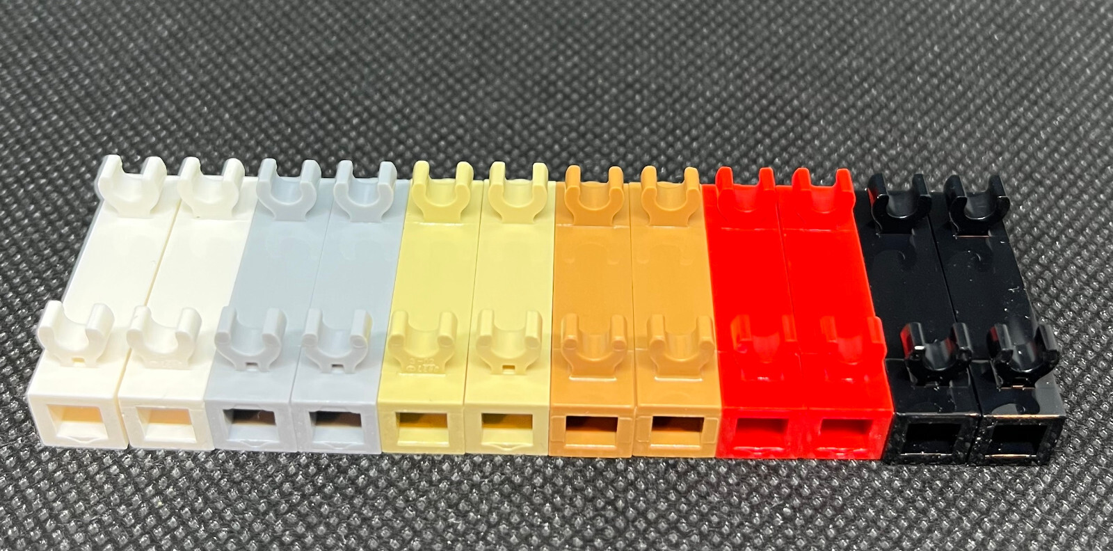 Lego Hinges with 2 Clips NEW Brick 1x1x3 12 Piece Assorted Colors | eBay