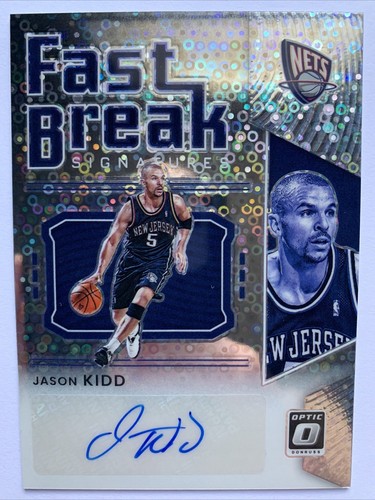 2021-22 Donruss Optic Fast Break Signatures #FB-JKD Jason Kidd NBA HOF ...