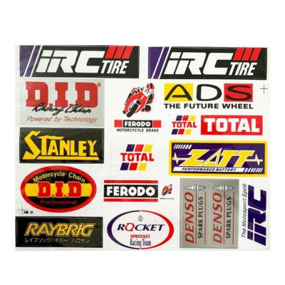 Assorted Decals Stickers 1 Sheet DID Stanley Total Zatt Battery IRC ...