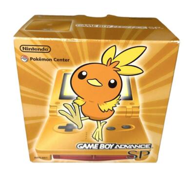 Nintenndo GAME BOY Advance SP Console Pokemon Center Torchic Achamo ...