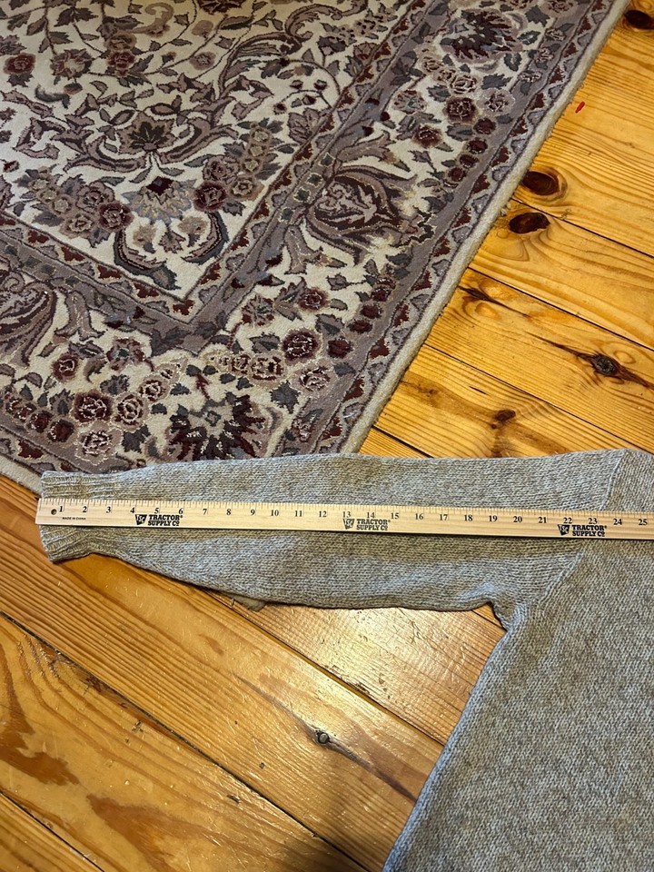 Vtg CAMBRIDGE DRY GOODS Sweater Men's XL British Ragg Wool Shawl Neck ...