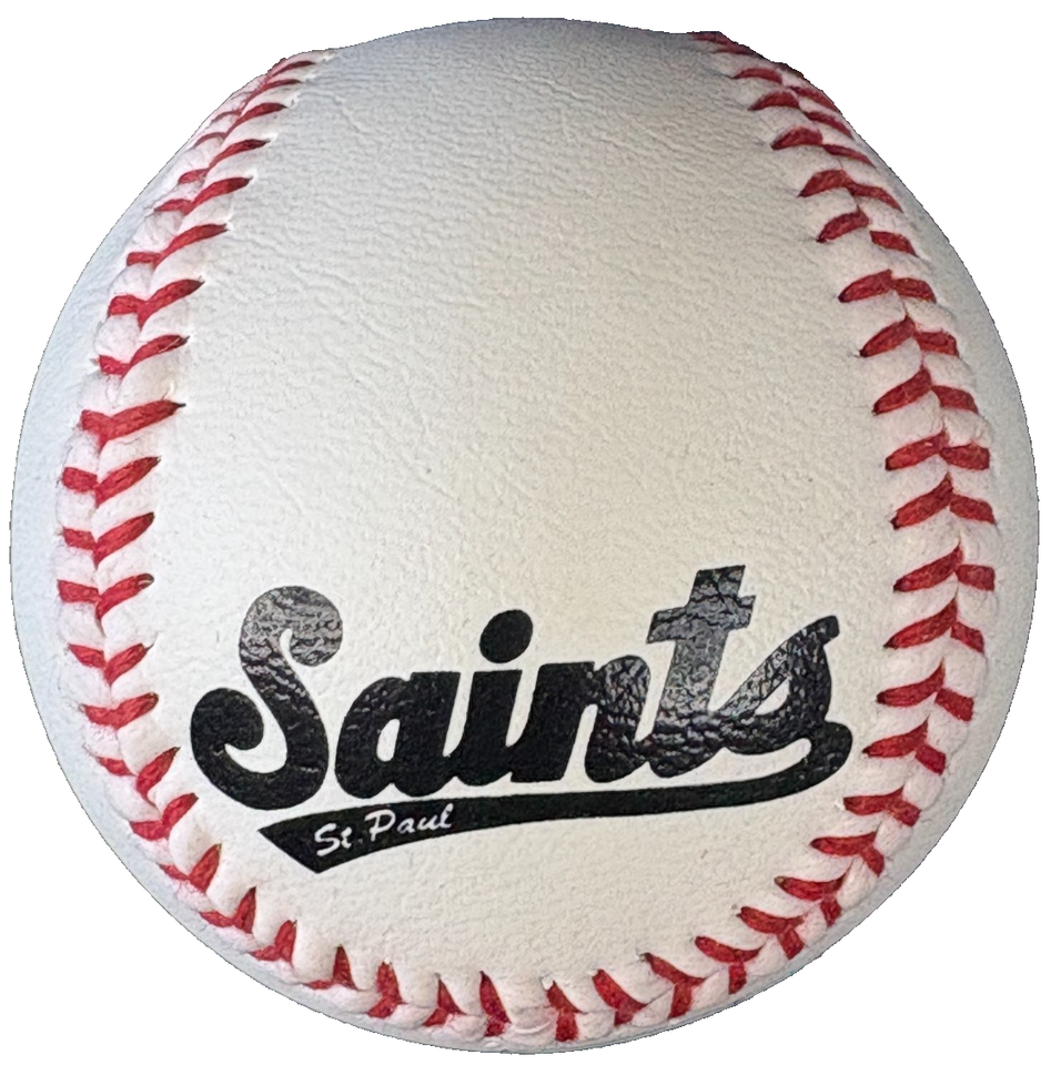 Matt Harrington St. Paul Saints Autographed Logo Baseball | eBay