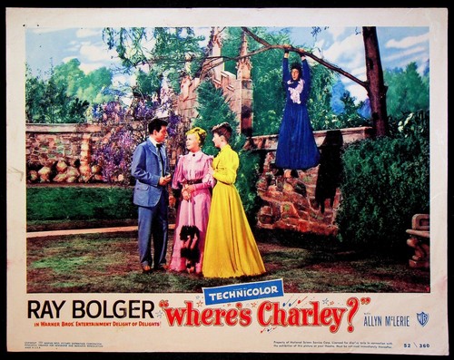 Where's Charley? 1952 Original Lobby Card 7 VF Comedy Musical Movie ...