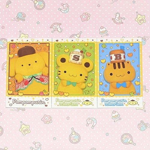 Pompompurin Sanrio Cheki Style Card Bagel Scone Character Used | eBay