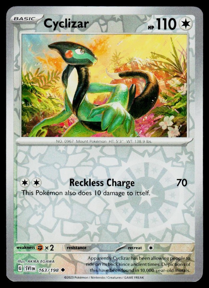 SV01: Scarlet & Violet Base Set #163/198 Cyclizar Reverse Holo | eBay