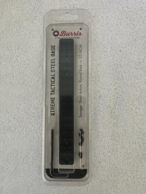Burris # 410651 Xtreme Tactical Steel 25 MOA Cant Base for Savage Short ...