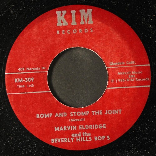 MARVIN ELDRIDGE: my baby's gone boppin' / romp & stomp the joint KIM 7 ...