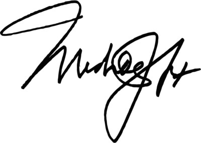 Michael J Fox Signature VINYL DECAL Sticker Autograph Back to the ...