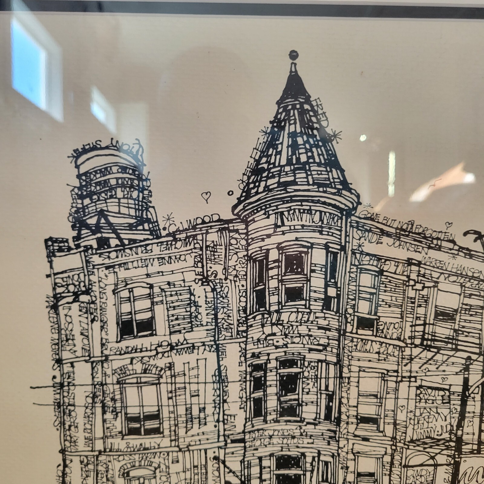 Donald Chisholm Print vintage Chicago Illinois River North joann ...