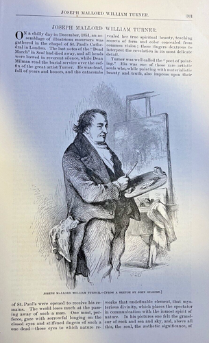 1878 Artist Joseph Mallard William Turner illustrated | eBay
