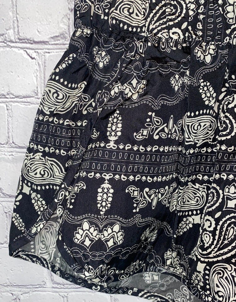 FREE PEOPLE MOVEMENT Women’s Way Home Short Shorts Bandana Paisley Size ...