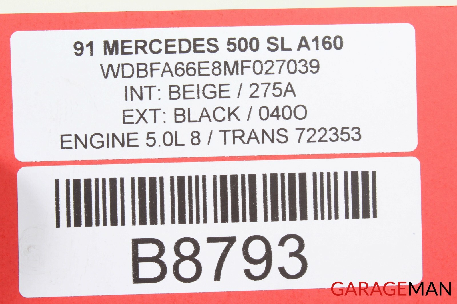 90-02 Mercedes R129 300SL 500SL SL500 Rear Trunk Lock Latch Actuator ...