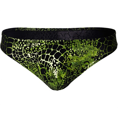 Doreanse Underwear Men's 1257 Brief enhancing bikini high cut shiny ...