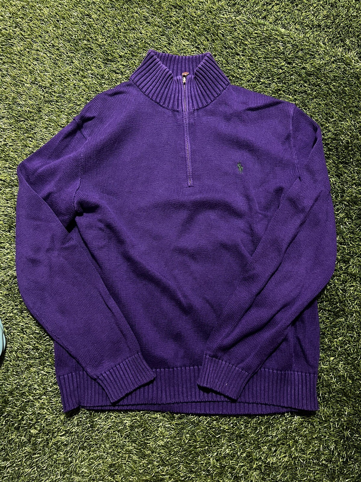 Polo Ralph Lauren Purple Men's 1/2 Zip Features Size L | eBay