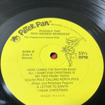 12” LP Rudolph The Red Nosed Reindeer (Peter Pan) No Cover | eBay