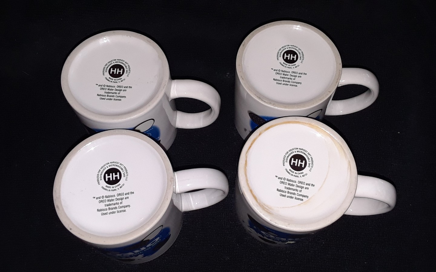 Set of 4 OREO Cookie Mugs | eBay
