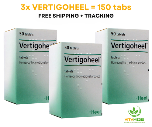 3xVertigoheel 3x50 Tabs, Homeopathic - dizziness, nausea, vertigo -FREE ...