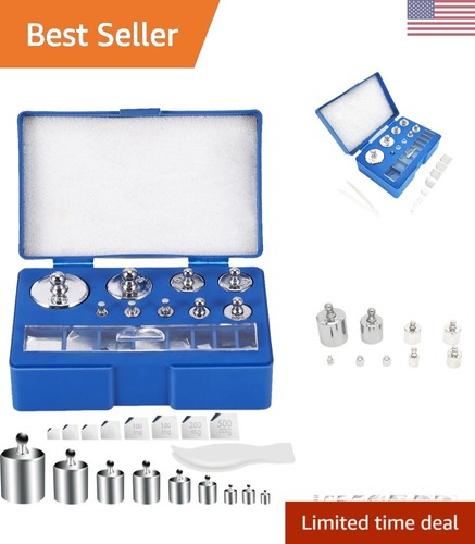 Calibration Weights Set - Precision Stainless Steel, 17 Pcs, 10mg-100g ...