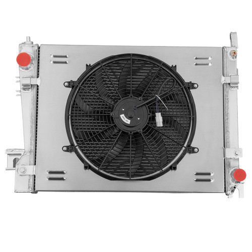 4 Row Radiator+Shroud Fan For 2002-2004 Dodge Ram 1500 3.7L/ Ram 2500 ...