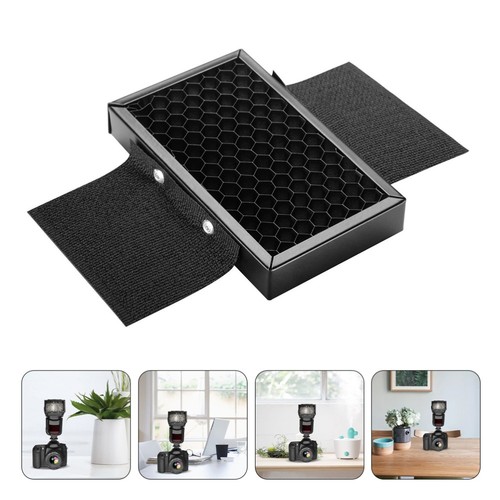 Portable Flash Spot Filter Honeycomb Grid Softbox Reflector for Flash ...