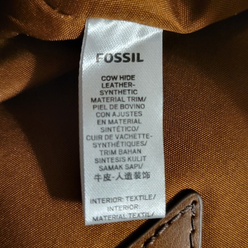 Fossil Felicity Mini Backpack Leather Black Adjustable Straps Satchel ...