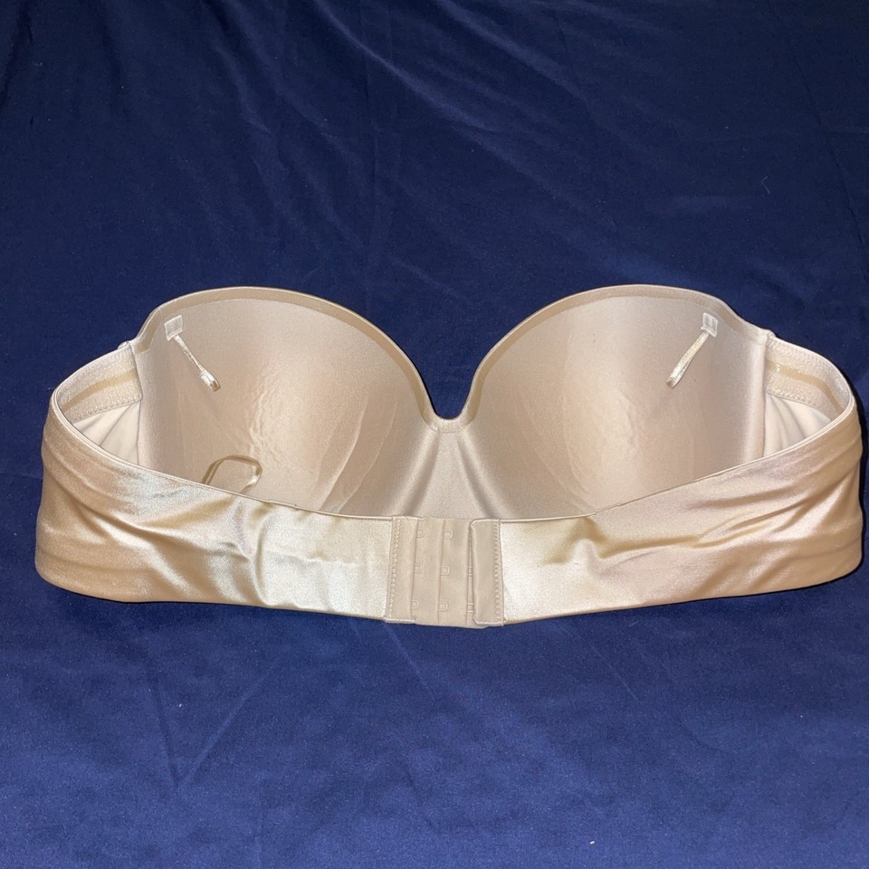 Maidenform Padded Full Coverage Strapless Bra Style DM9472 Nude 42B | eBay