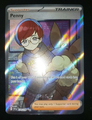 POKEMON TCG PENNY 239/198 ENG NM - SCARLET VIOLET BASE SET HOLO FULL ...