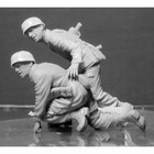 MASTER BOX 35157 Figure Kit 1:35 US and German paratroopers South of ...