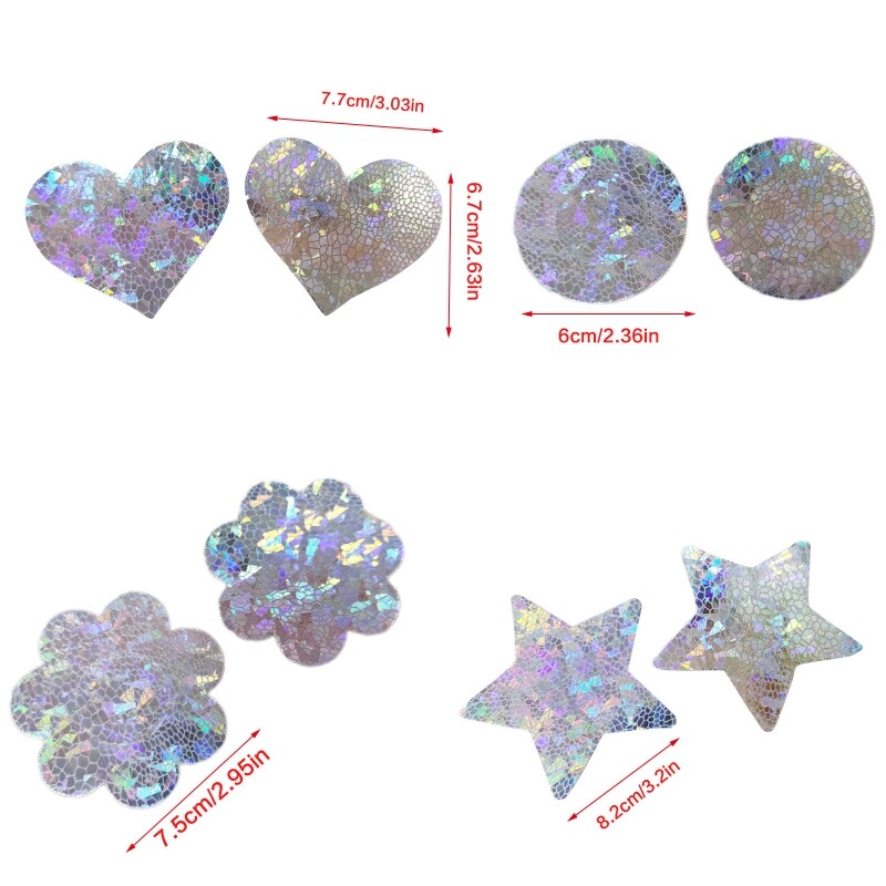 10 Pairs Nipples Stickers Disposable Nipple Cover Sexy Breast Patch ...
