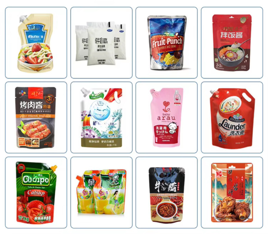 Automatic Bagging Machine Granule Food Grain Packet Particles Packaging ...