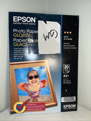 Epson - Glossy - A3 Plus (329 x 483 mm) - 200 g/m² - 20 Sheet(s) Photo ...