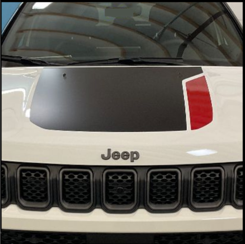 Hood Anti-glare Blackout Vinyl Decal Sticker For Fit 2017-2022 Jeep ...