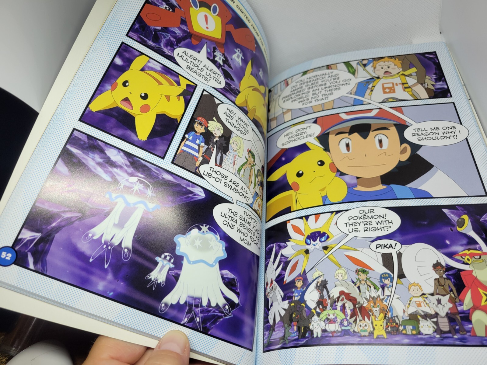Pokemon Battle With The Ultra Beast Paperback Book 2 Graphic Adventures ...