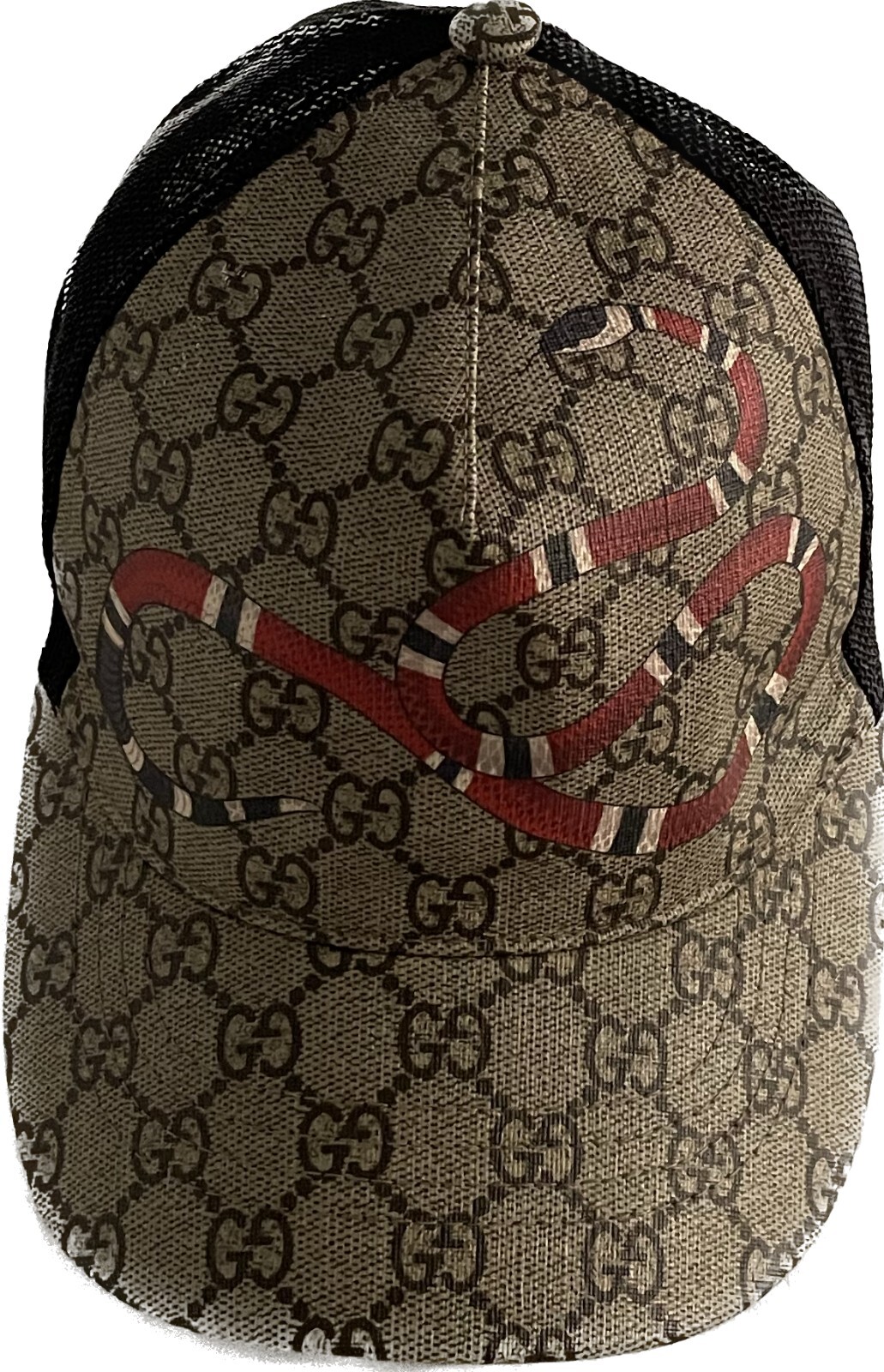 Gucci Snake Baseball Cap with Web (Black Size M) - Au… - Gem