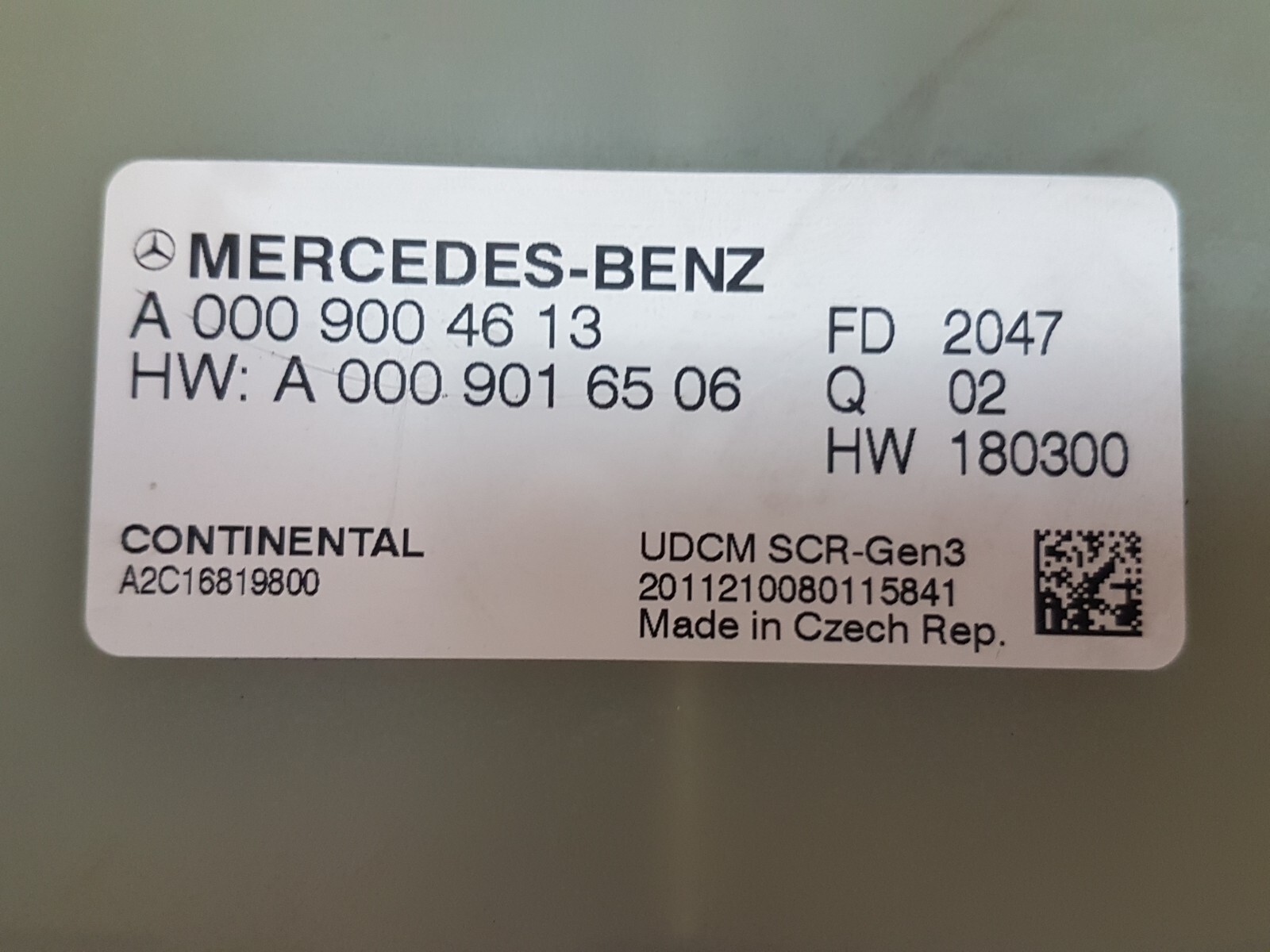 MERCEDES BENZ CLA 2021 RHD EXHAUST CONTROL MODULE OEM A0009004613 | eBay