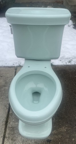 NEW Kohler K-3487-71 SEAFOAM GREEN Bancroft® Comfort Height Toilet ...