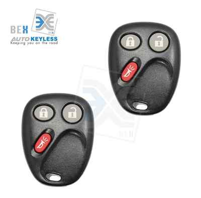 2 New Keyless Entry Remote Key Fob Replacement for 2003-2006 Hummer H2 ...