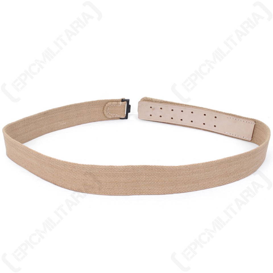 WW2 German DAK Webbing Belt - Type 2 - Repro Tropical Army Uniform ...