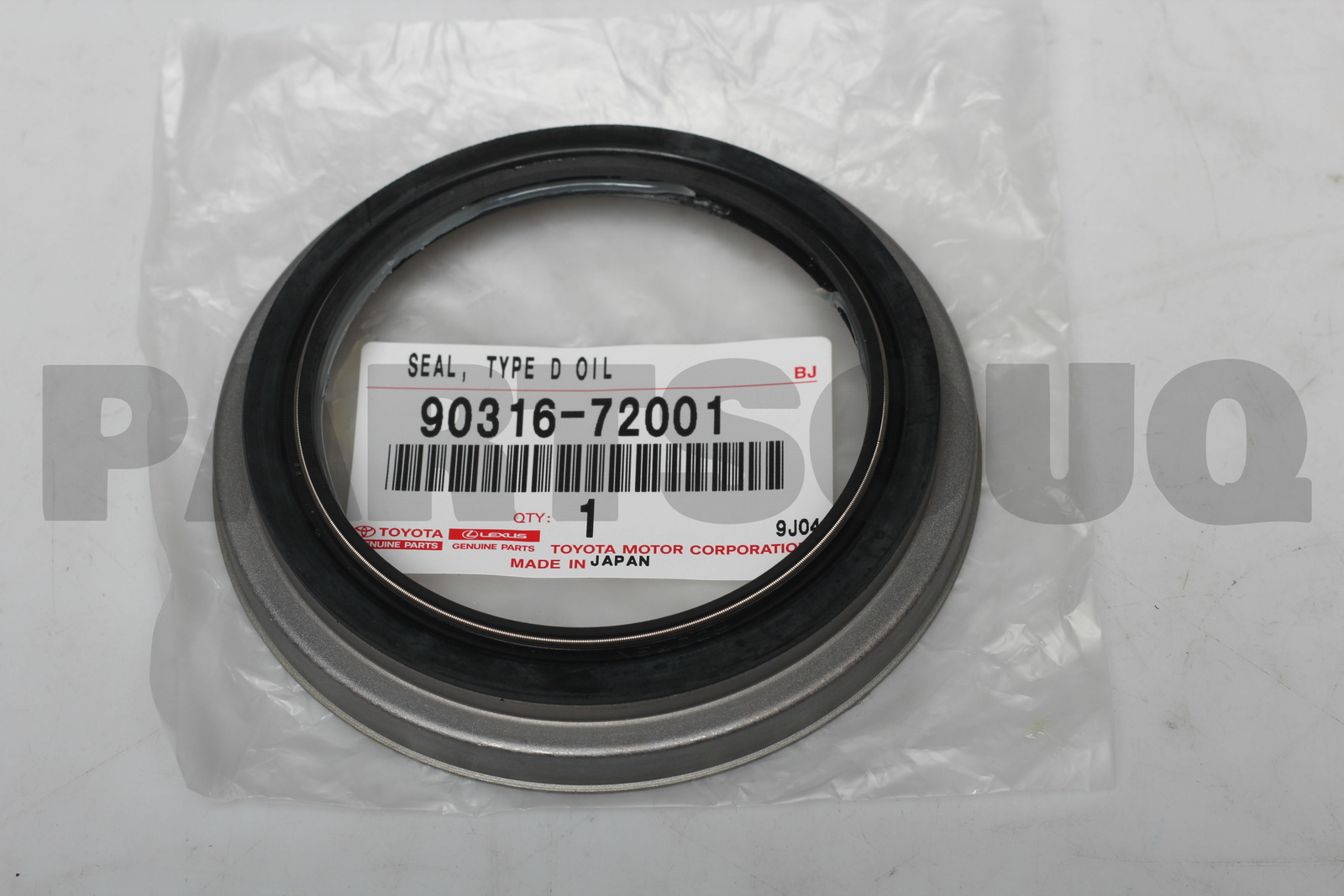 9031672001 Genuine Toyota SEAL, OIL (FOR FRONT AXLE HUB INNER), RH/LH ...