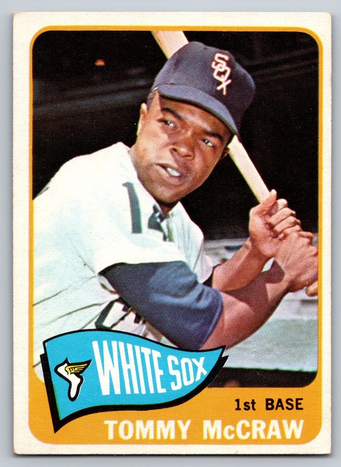1965 Topps #586 Tommy McCraw - Excellent Condition - Chicago White Sox ...