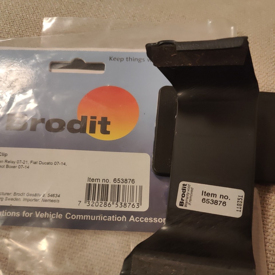 Brodit ProClip 653876 for Peugeot Boxer, Citroen Relay, Fiat Ducato ...